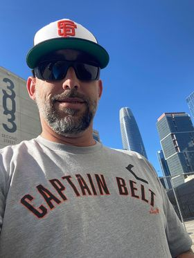 Captain Brandon Belt Shirt + Hoodie, S.F. - MLBPA Licensed - BreakingT